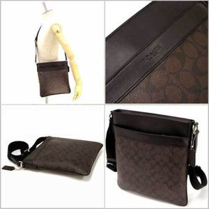 Coach | Bags | Coach Mens Pvc Handbag Crossbody F5478 Brown | Poshmark